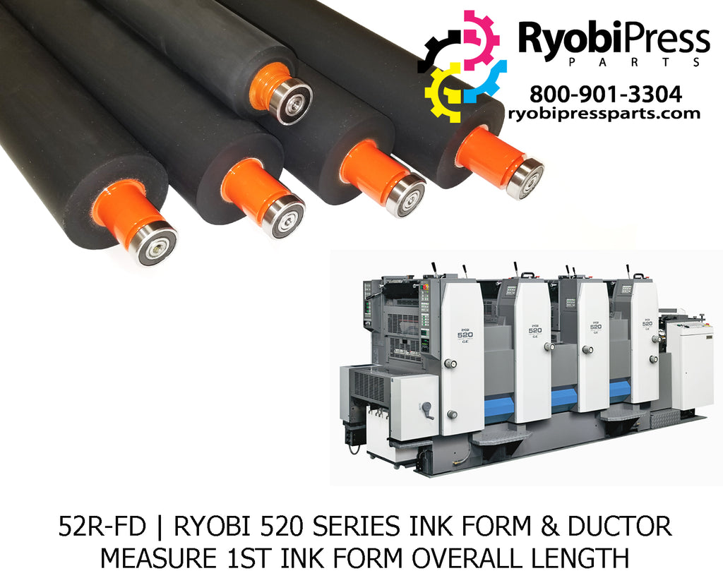 52R-FD18 | 520 SERIES INK FORM & DUCTOR KIT | CHECK 1ST INK FORM LENGT ...